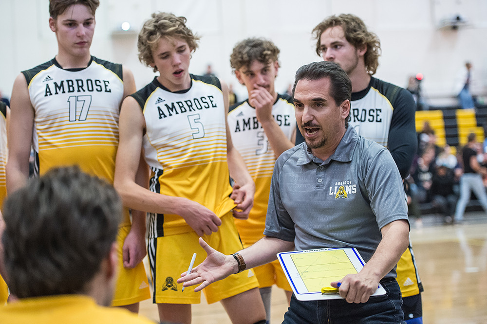 Jose Caceres Named CCAA Men's Volleyball Coach of the Year | Ambrose ...